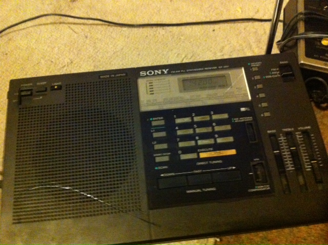 Nostalgia time again: My first shortwave receiver (almost..) the Sony ...