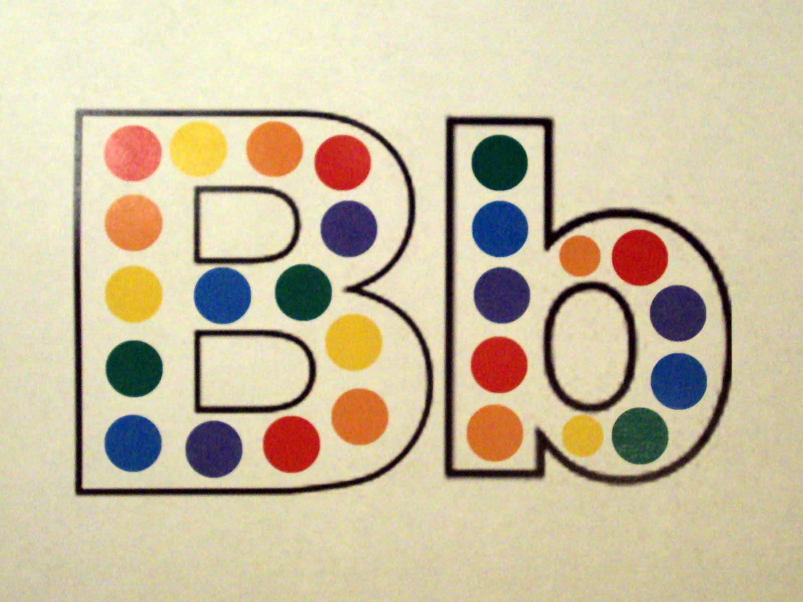 Mom's Tot School: Letter: B