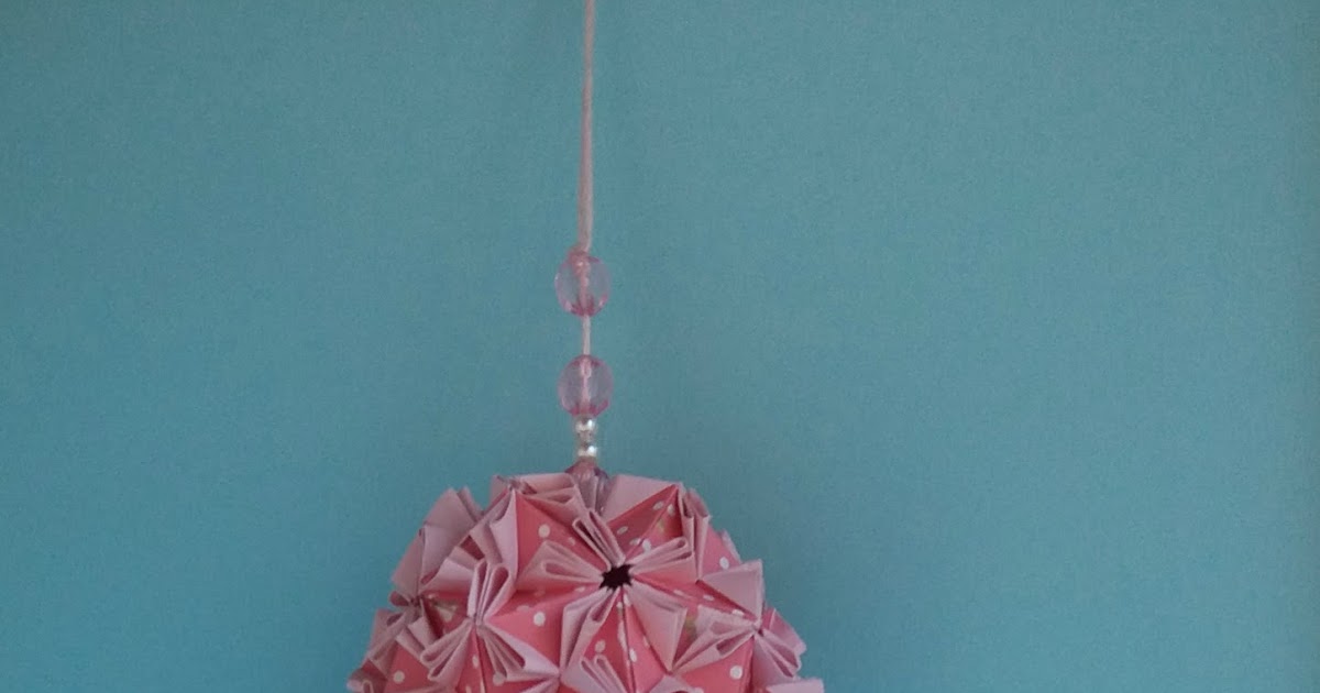 Dobras ao Quadrado: kusudama loop 30 unidades