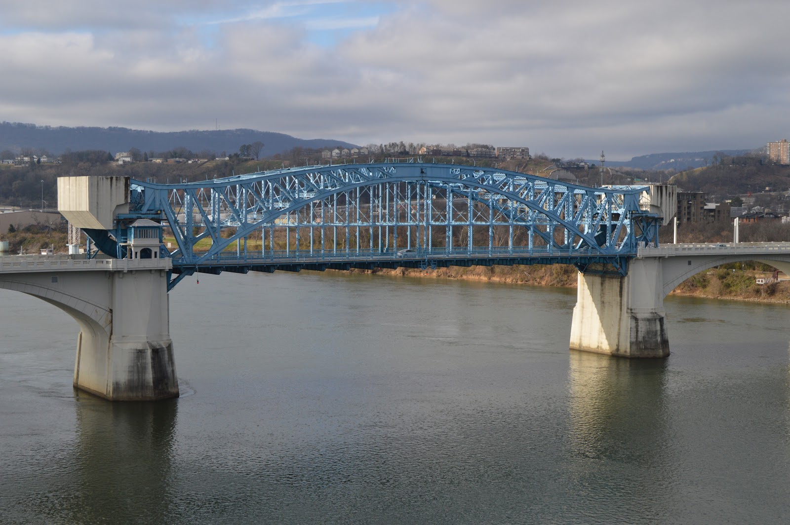 Industrial History: 1917 Market Street Bridge over Tennessee River in ...