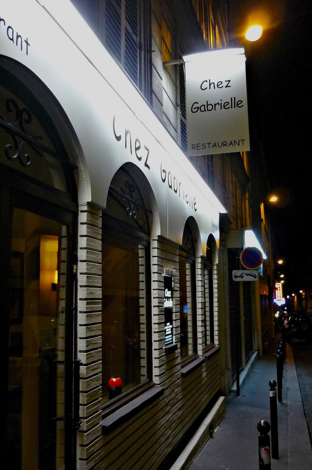Miss Papila: Un dîner Chez Gabrielle à Paris...
