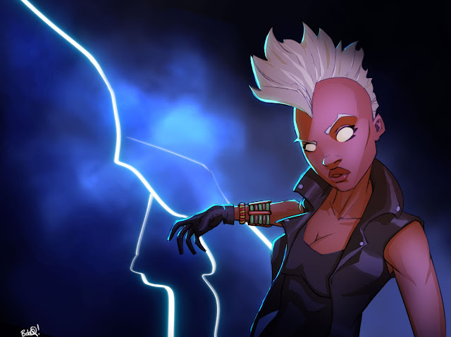 Fascinating Fanart: 80s Storm!
