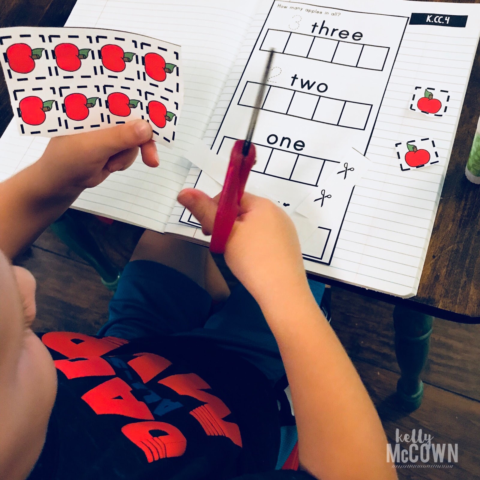 Kelly McCown: September Interactive Math Notebook Kindergarten