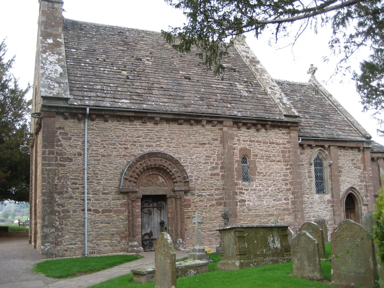 View from the Big Hills: Kilpeck Church and Sheela Na Gig