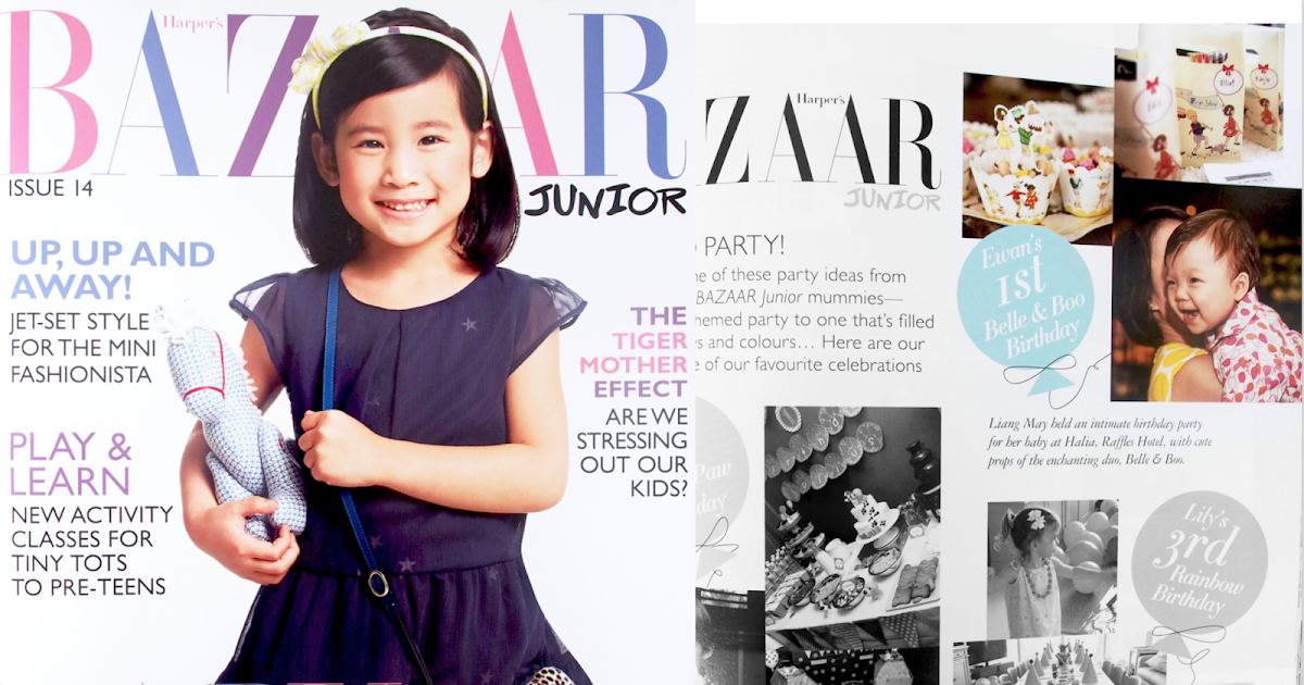 PRINT FEATURE: Harper's Bazaar Junior on Ewan's First Birthday