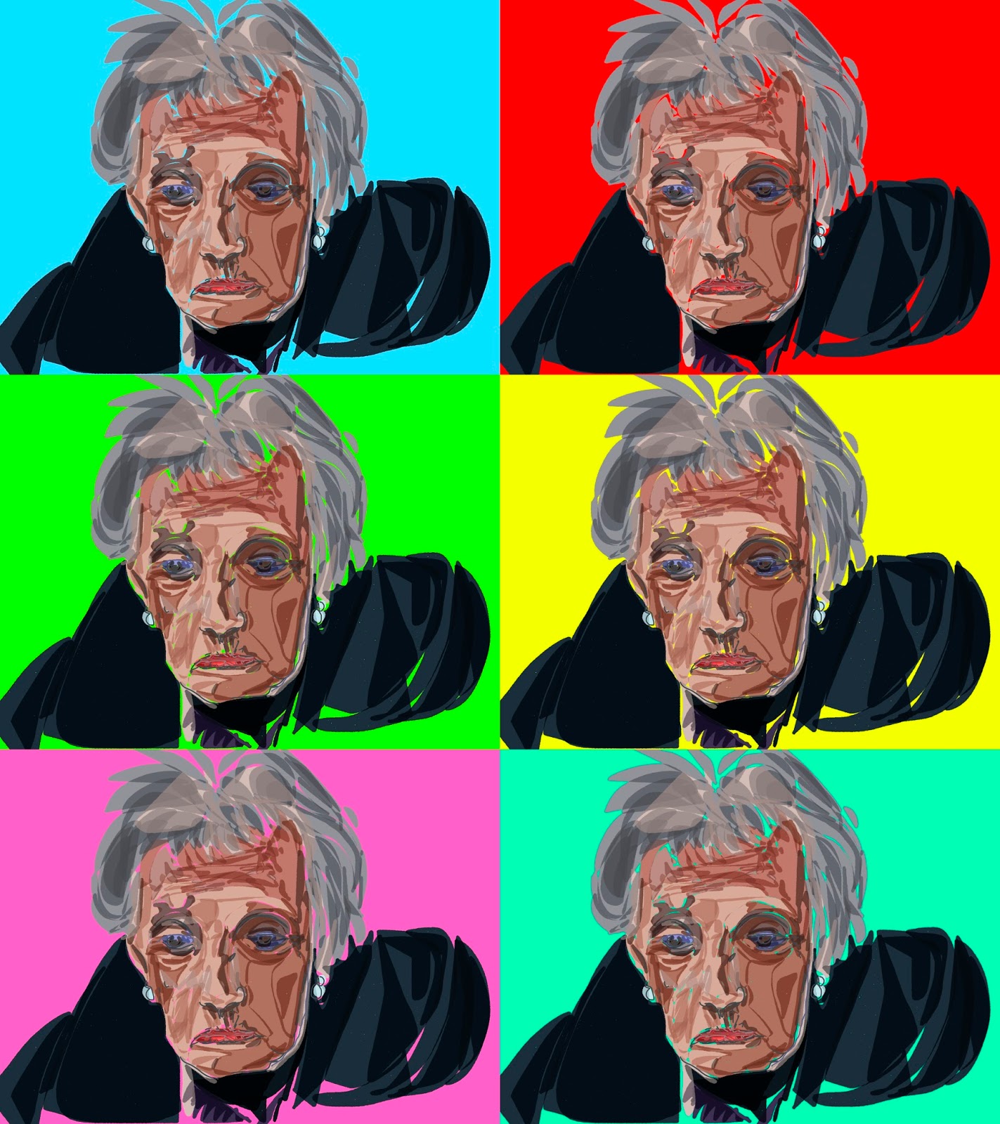 culturagrado: Artistas de todo el mundo siguen retratando a Julia Galán