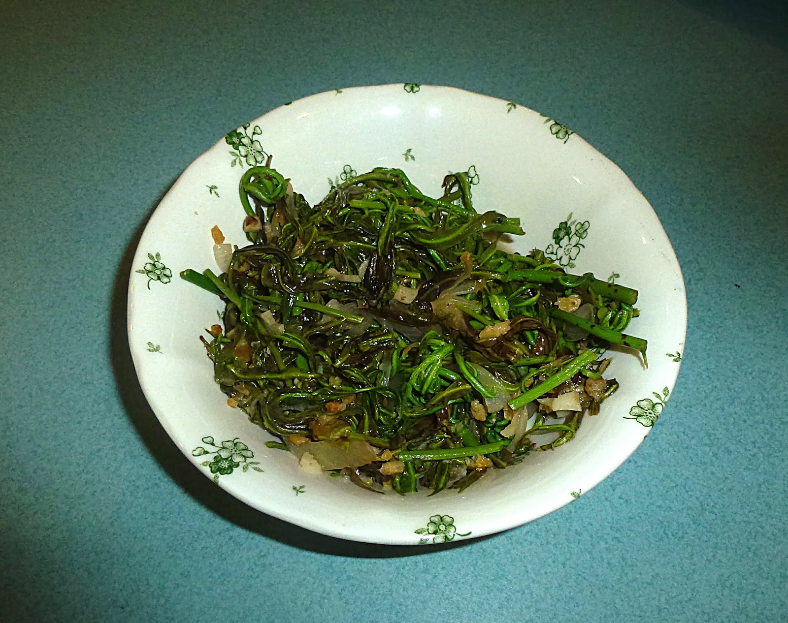 Tertunailah Hasrat Di Hati: Resepi Sayur Midin Goreng