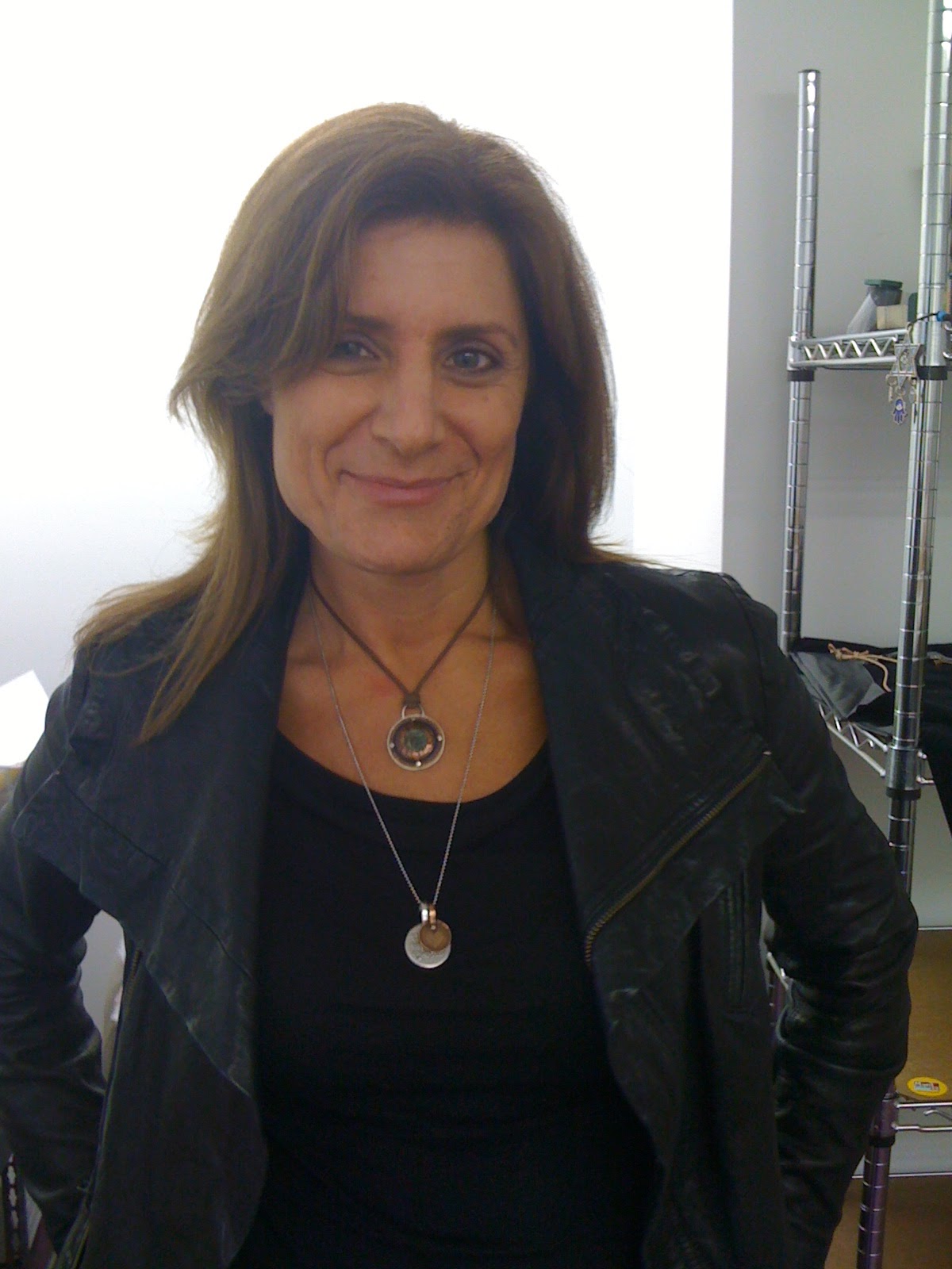 MarLa studio: Feature: Green Siren in Black Leather... and Silver ...