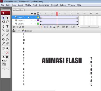Tentang Design: Animasi Teks