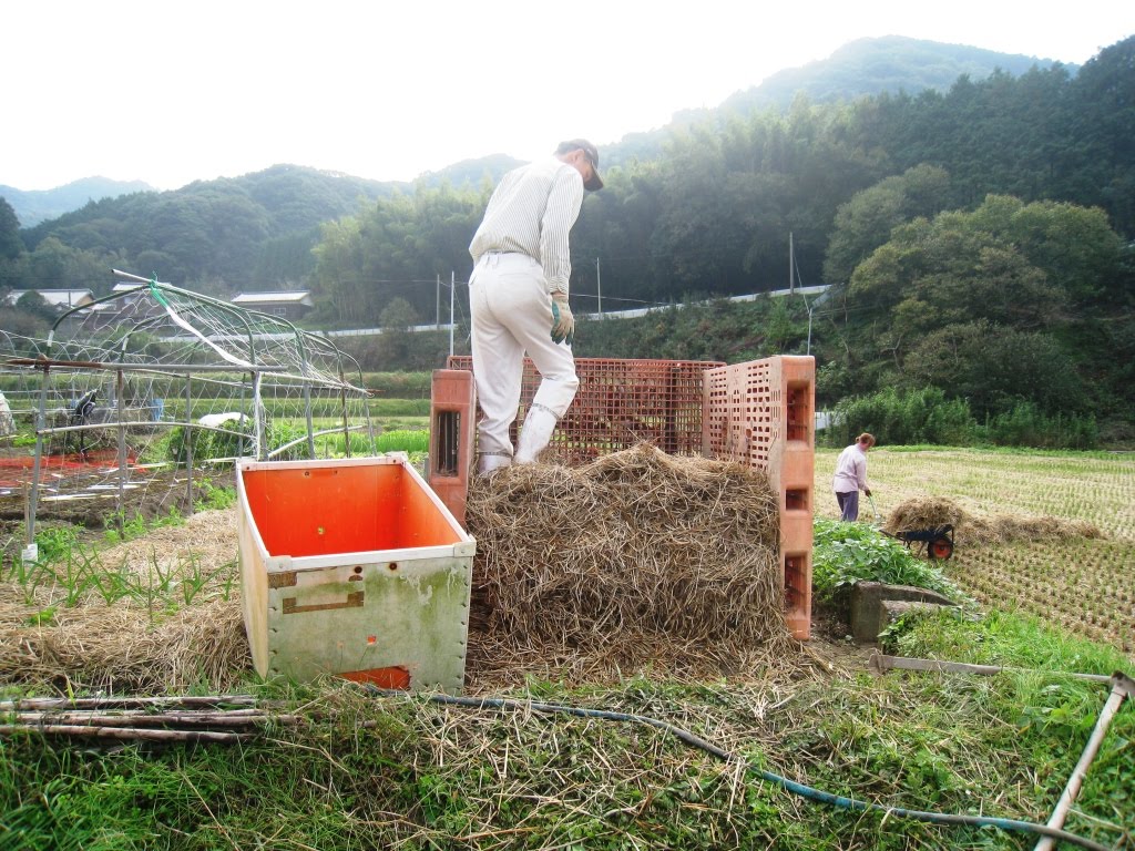 Life in Rural Japan: Making compost