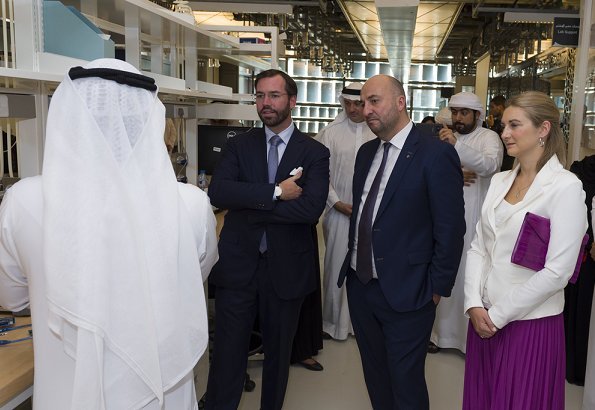 United Arab Emirates visit of Prince Guillaume and Princess Stephanie