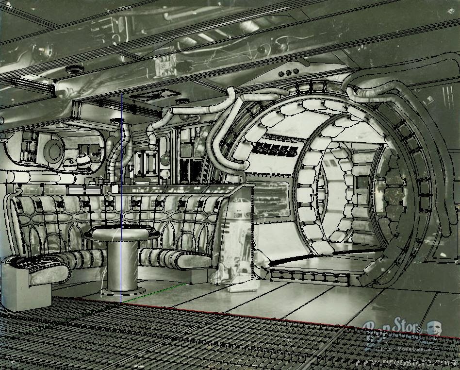 Stinson's All Things Star Wars Blog: Definitive Millennium Falcon Interior