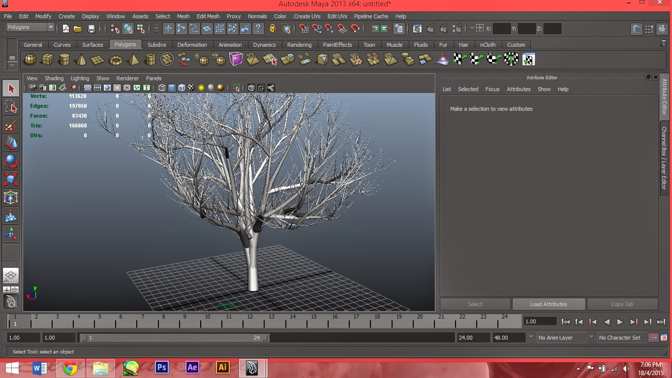 Maya Landscape Modelling - Forest of Agandia: Working Progress on the ...