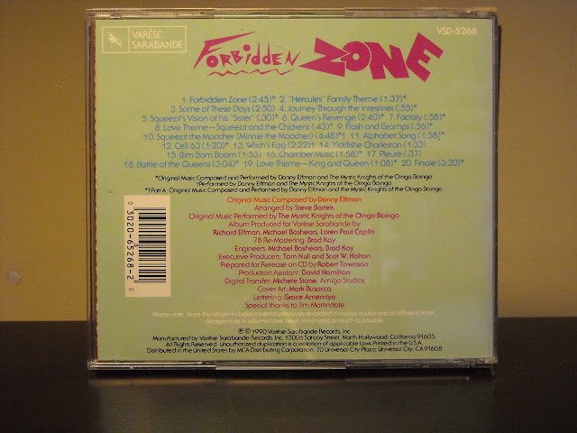 Aizen Trade: CD - FORBIDDEN ZONE (DANNY ELFMAN & OINGO BOINGO) (NM / M)