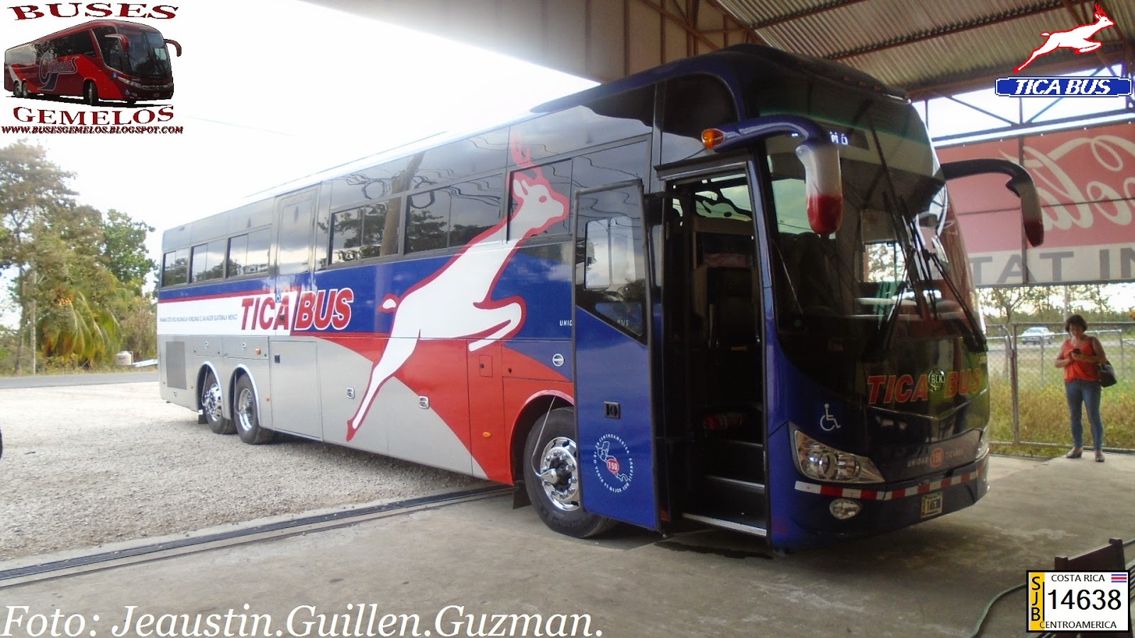 Buses Gemelos: BLK JXK6140 SJB 14638 UTILIZADO POR TICA BUS