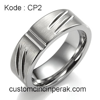 Cincin Perak Pria CP2 - Cincin Perak Couple