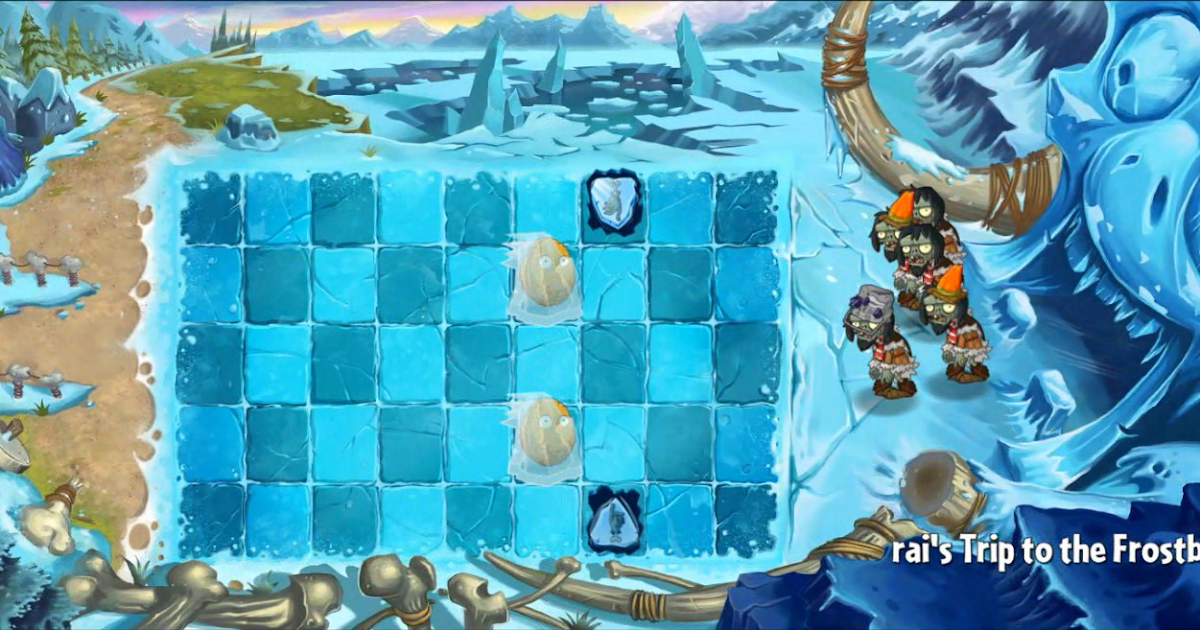 Plants vs Zombies 2: It's About Time Gets Frostbite Caves Update!