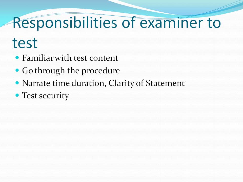 Administration of Psychological Test - Health with Hamdani