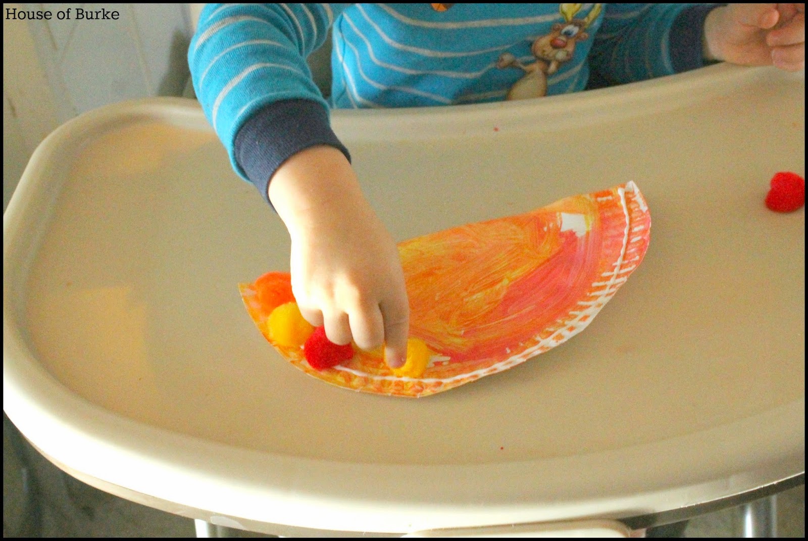 House of Burke: Fine Motor Turkey Craft