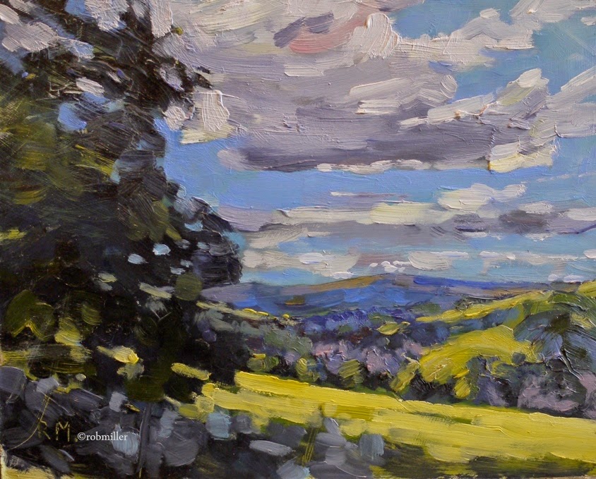 Lancashire Pennine new paintings by Rob Miller Lancashire Artist