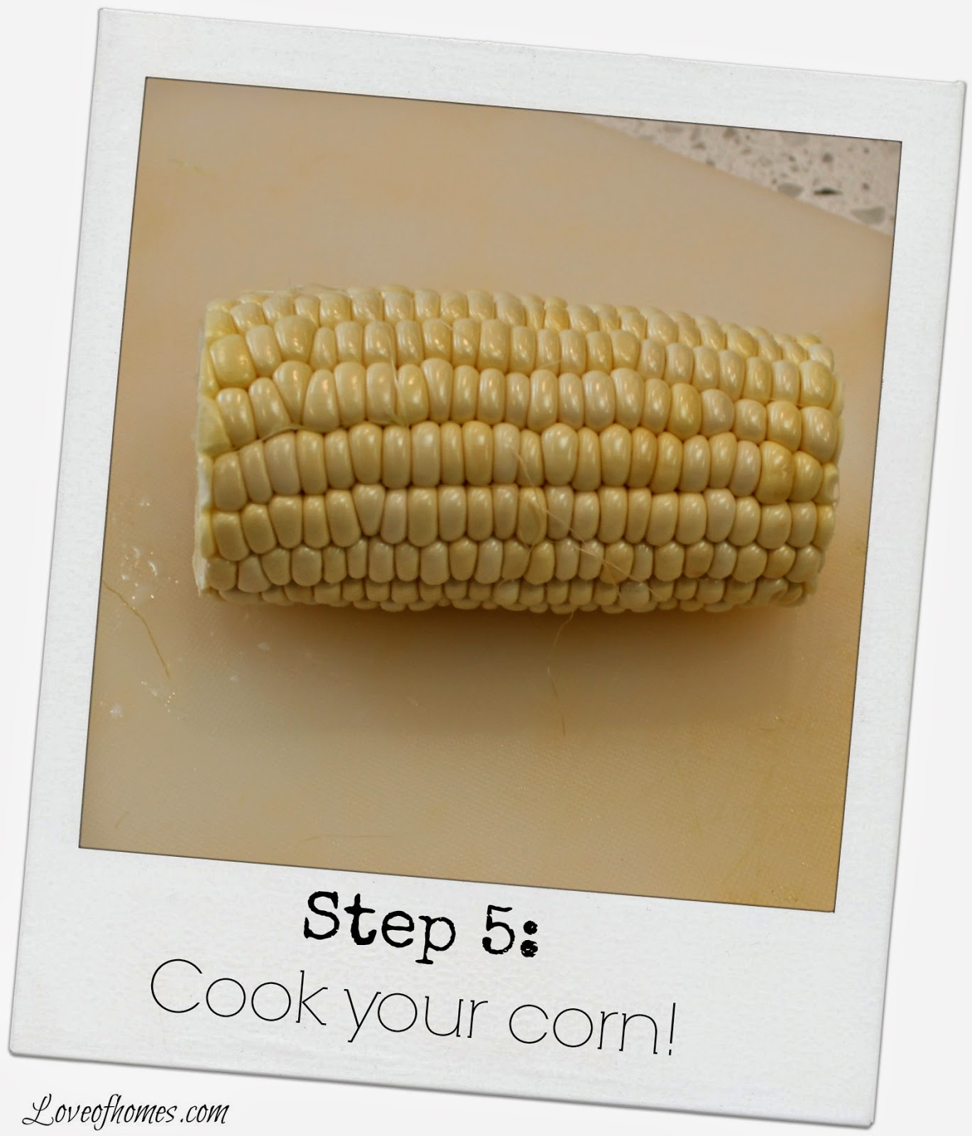 LOVE OF HOMES: Fast & Easy Way To Husk Corn...