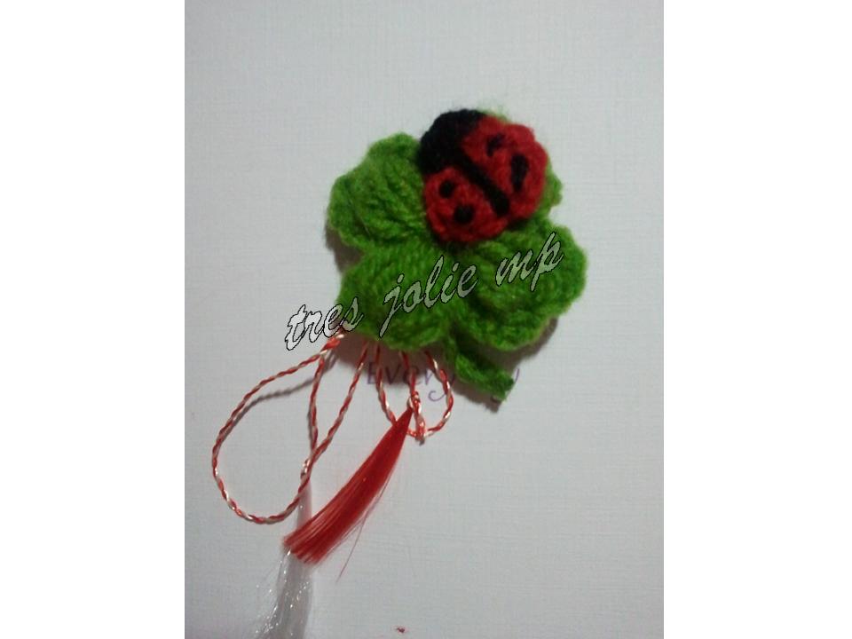 tres jolie mp: Martisor trifoi cu patru foi - COD 61