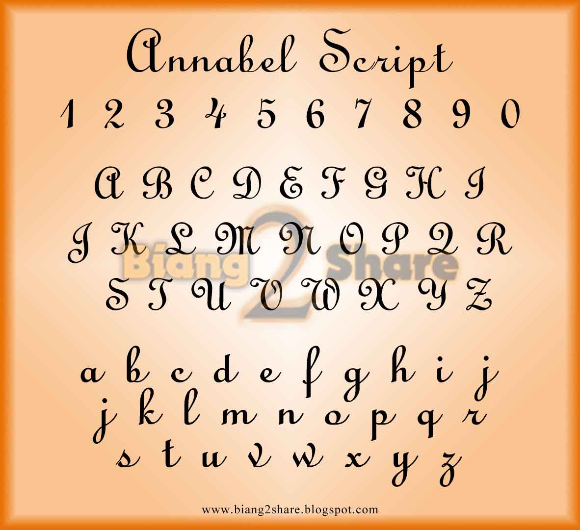 Biang 2 Share: 13 Font Italic, Elegant, Handwriting, Script, Huruf ...