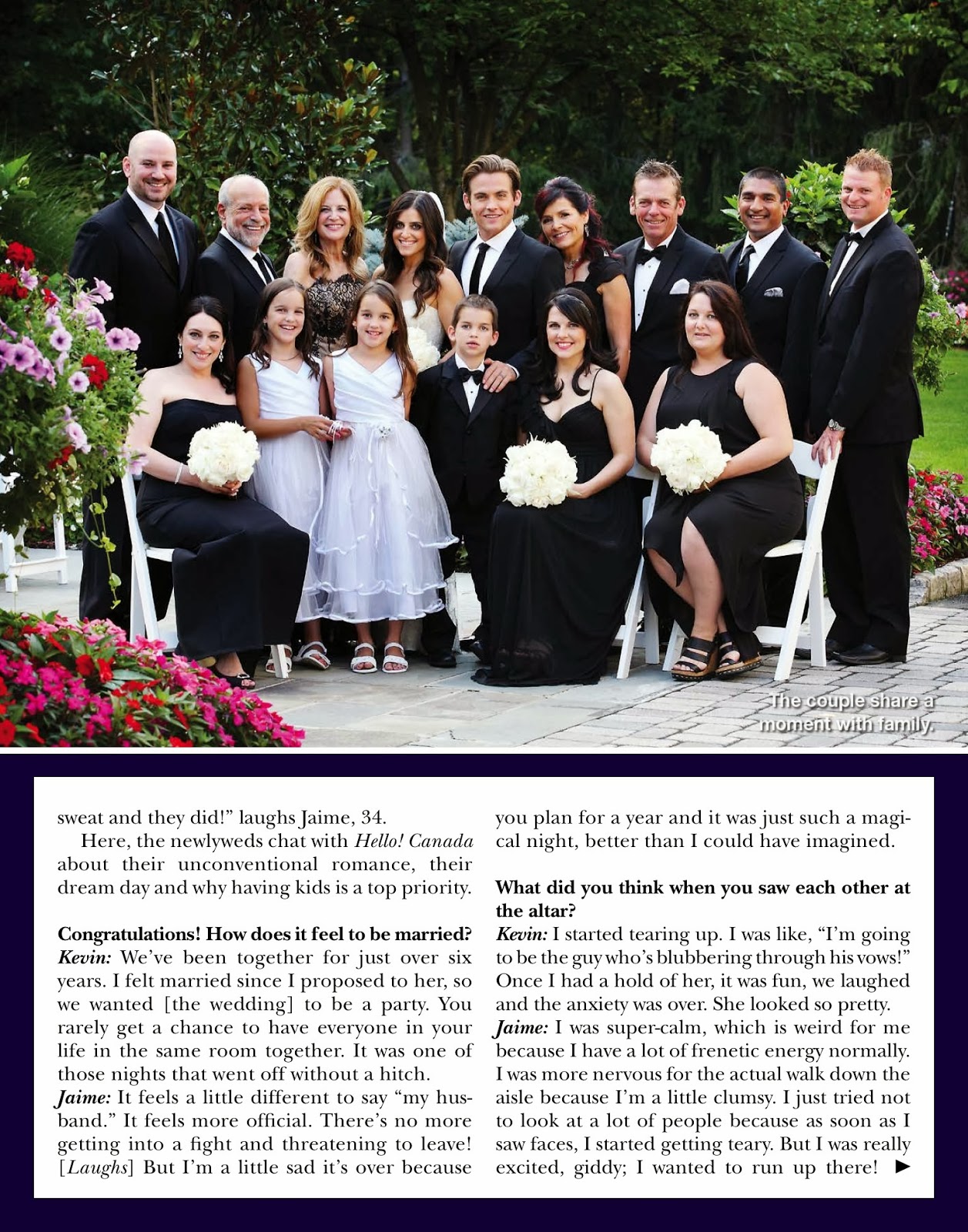 Red Carpet Wedding: Kevin Zegers and Jaime Feld - Red Carpet Wedding