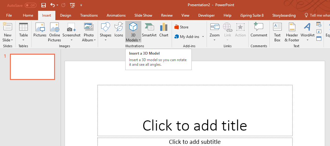 Cara Mengaktifkan Insert 3d Object Pada Powerpoint 2016 Kelas Virtualku