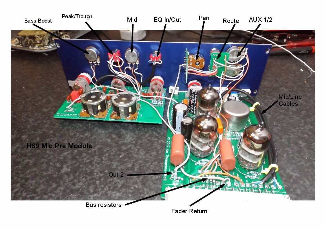 EZ Tube Mixer Build: Helios 69 Channel Amplifier Completed