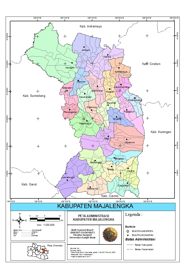 Mufti Syamsul Maarif: KARAKTERISTIK WILAYAH MAKRO KABUPATEN MAJALENGKA