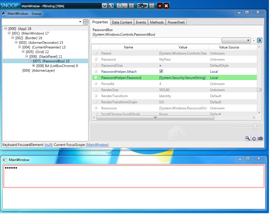 Wpf Passwordbox Minesight