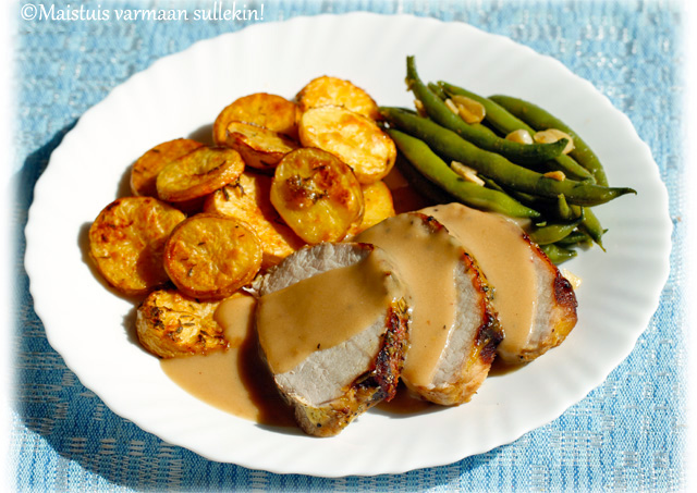 Maistuis varmaan sullekin!: Porsaan ulkofile uunissa