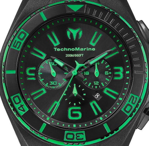 WATCHMATRIX: TechnoMarine Night Vision in Green