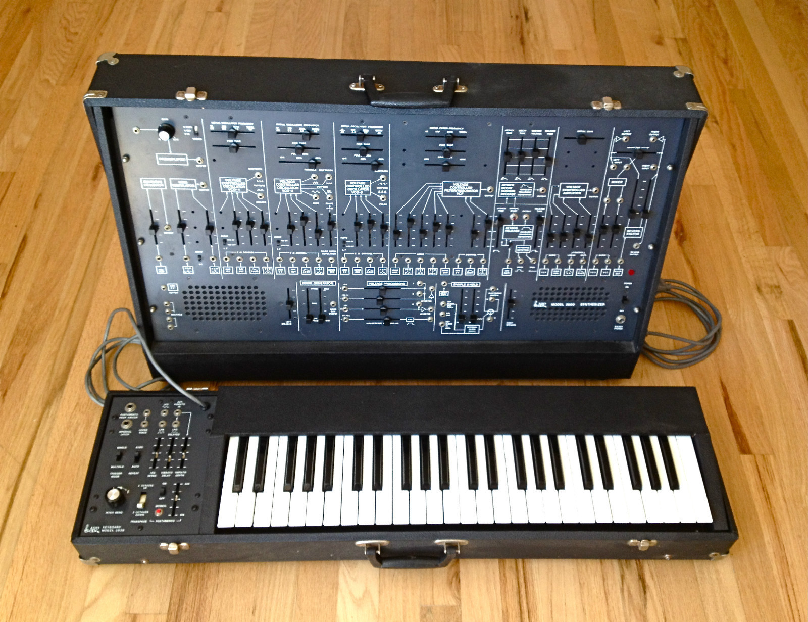 MATRIXSYNTH: 1974 ARP 2600 Vintage Analog Synthesizer w/ 3620 Keyboard ...