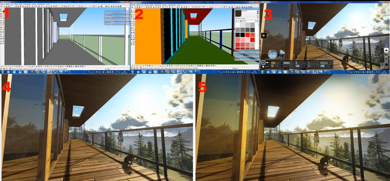 Tutorial Sketchup + Lumion + Photoshop - Parte 1 - ~ K - Tutoriales