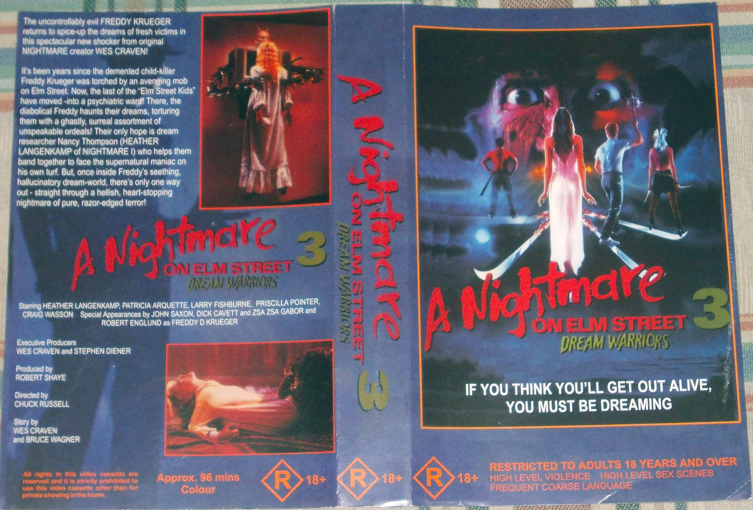 Australian VHS Covers: A Nightmare On Elm Street VHS Collection