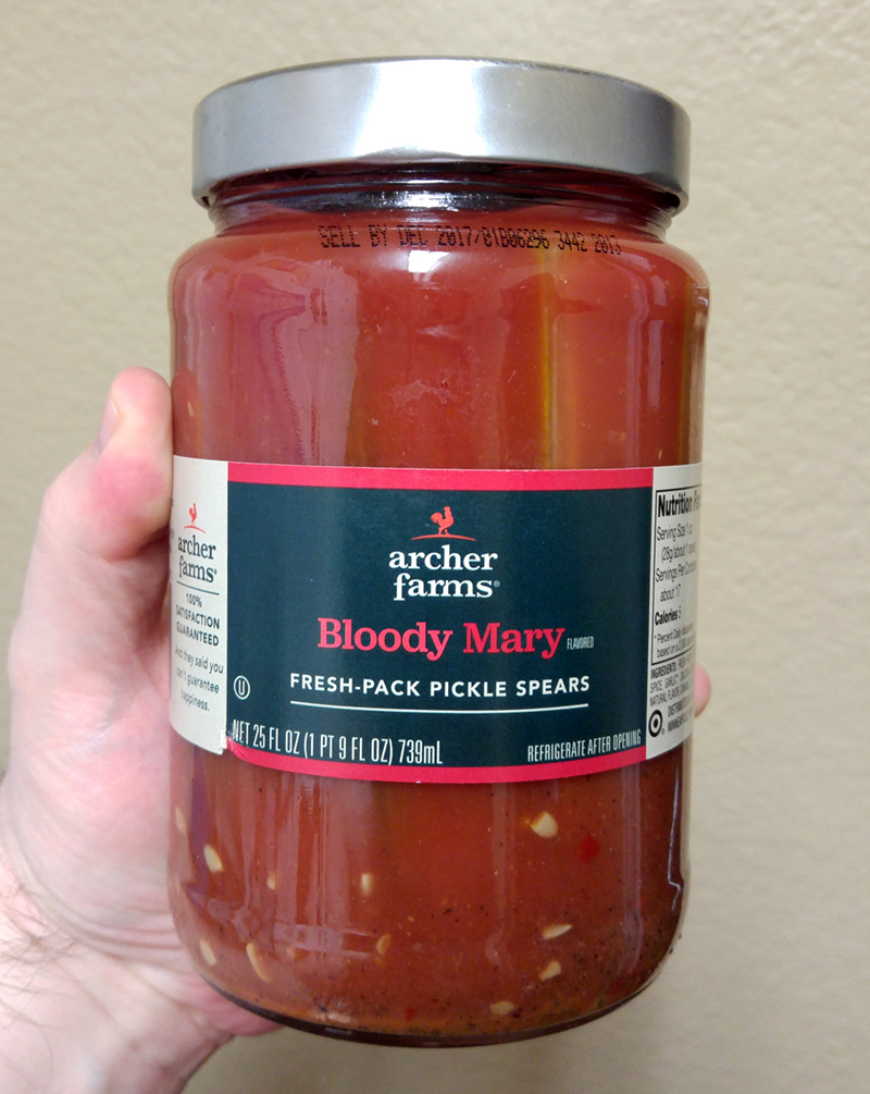 Archer Farms Bloody Mary Pickle Spears - The Spicy Lunatic