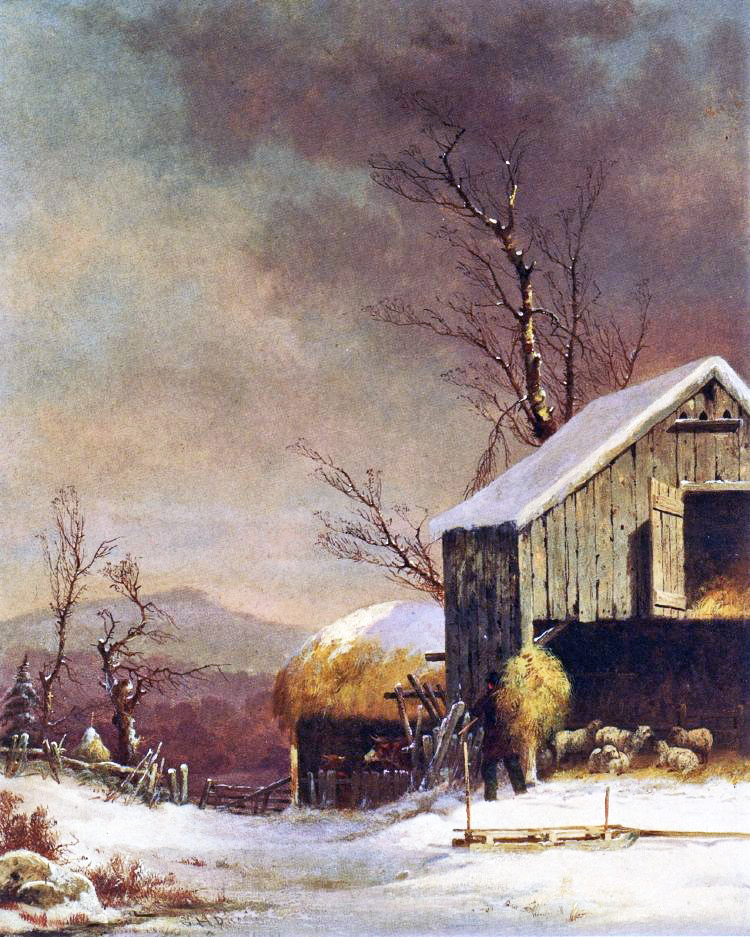 19th century American Paintings: George Henry Durrie