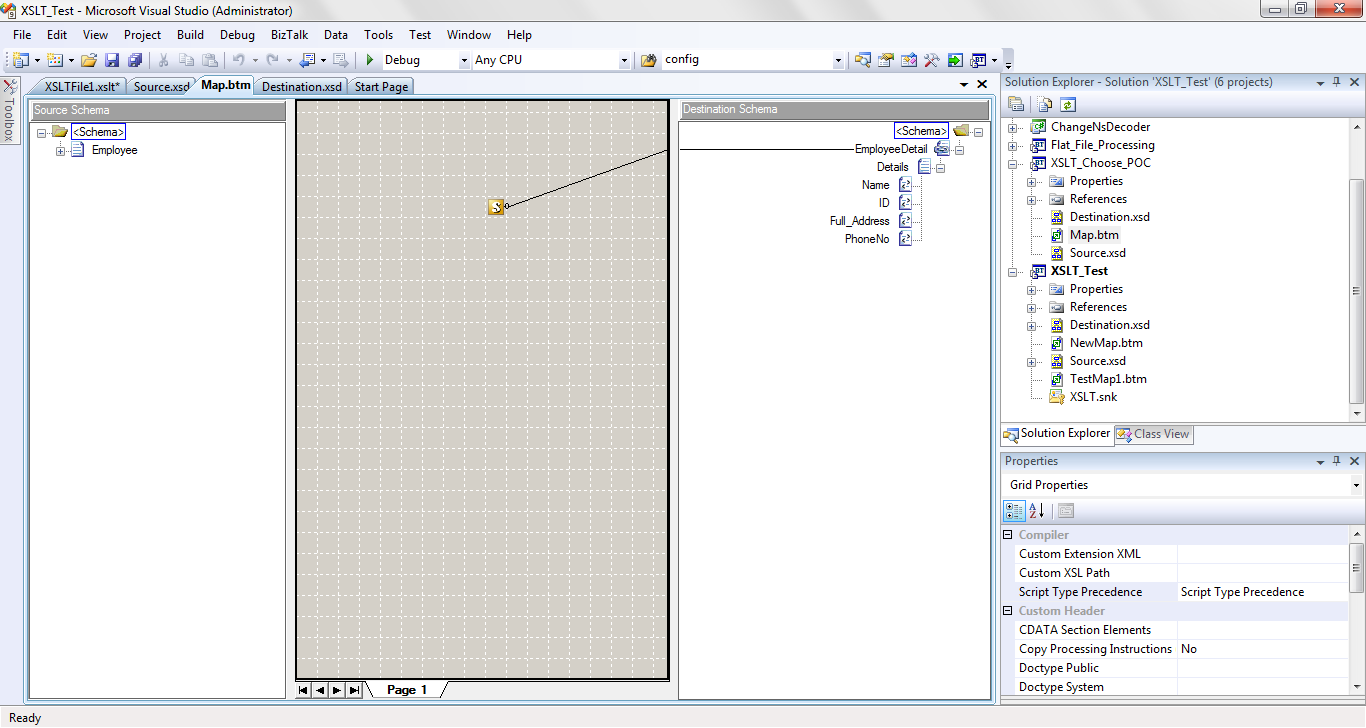 BizTalk Village: Using XSL Choose in inline XSLT in BizTalk mapper