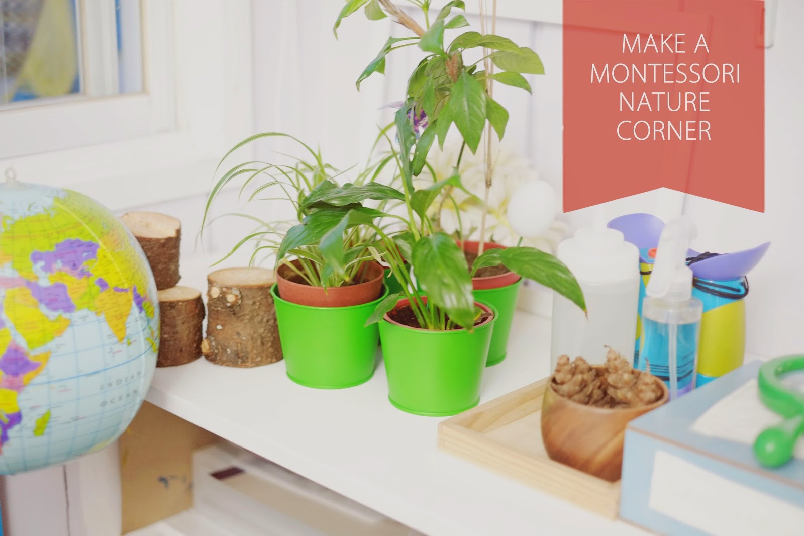 DIY Corporate Mom: Make a Montessori Nature Corner