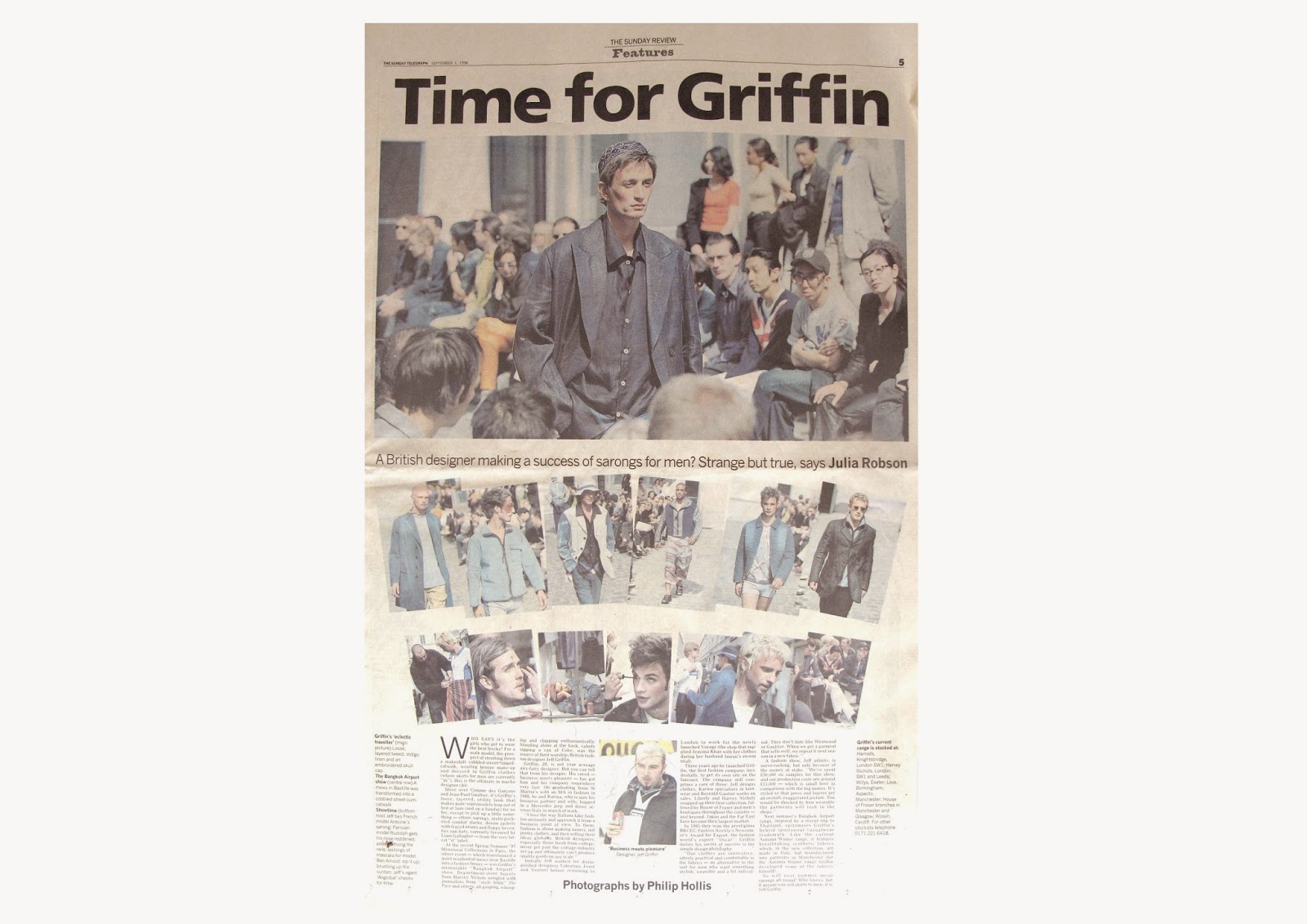 Griffin Menswear: 20 years of Griffin