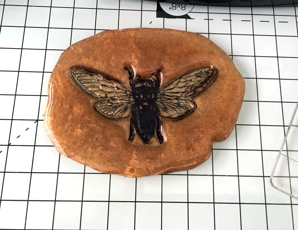 Faux Fossilised Amber by Anne Redfern - That's Crafty!