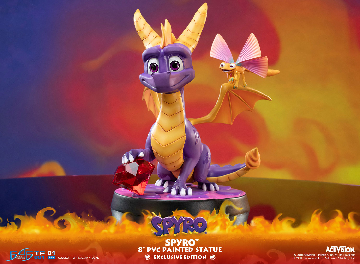 Spyro the Dragon PVC Statue (First 4 Figures)