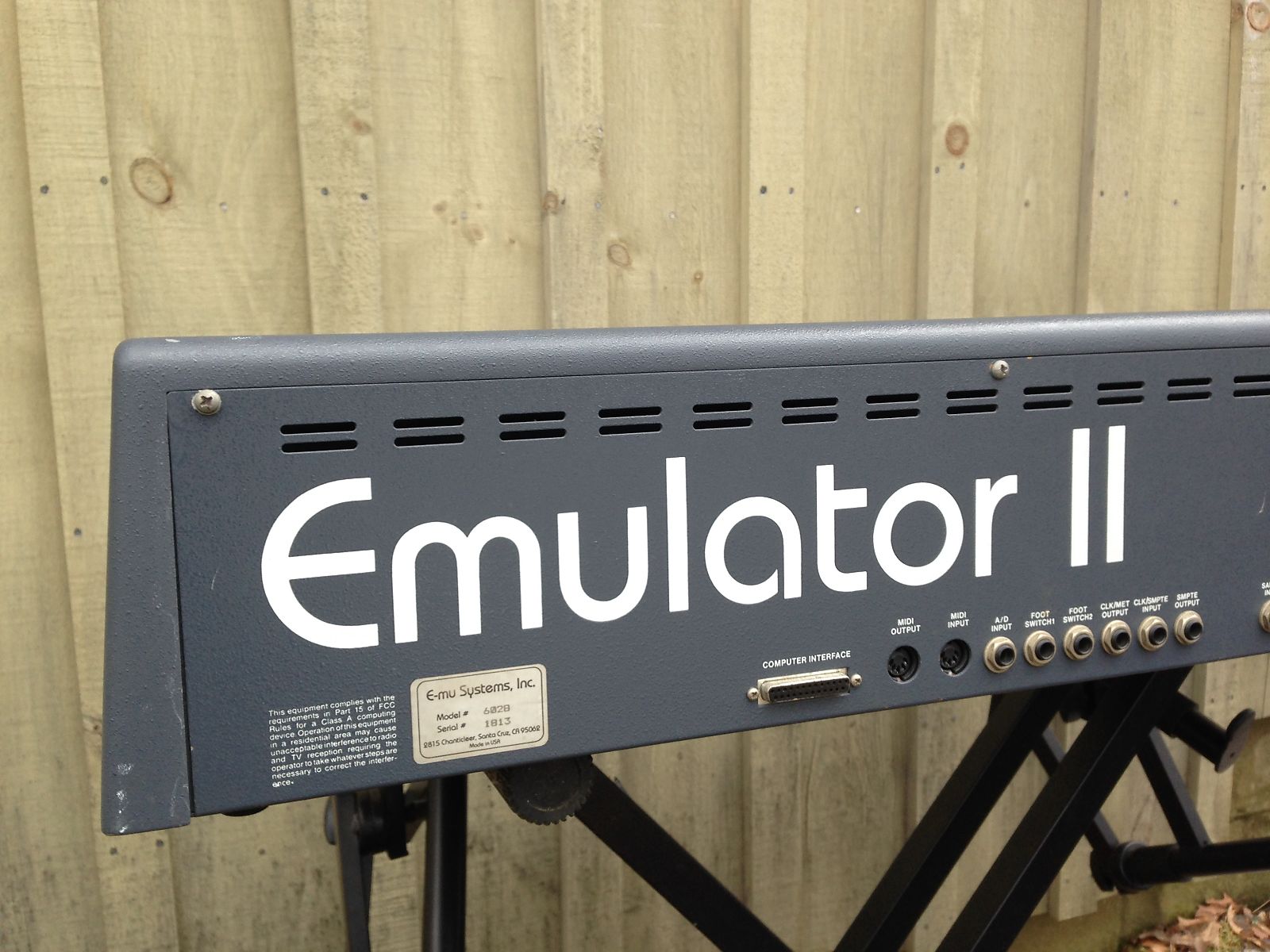 MATRIXSYNTH: Emu Emulator II Vintage Analog Sampler With HxC SD Card ...