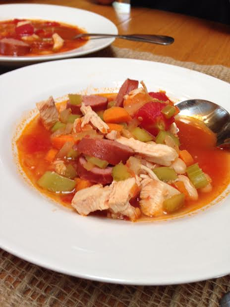 The Friday Friends: Sunday Soup! Chicken and Kielbasa Soup