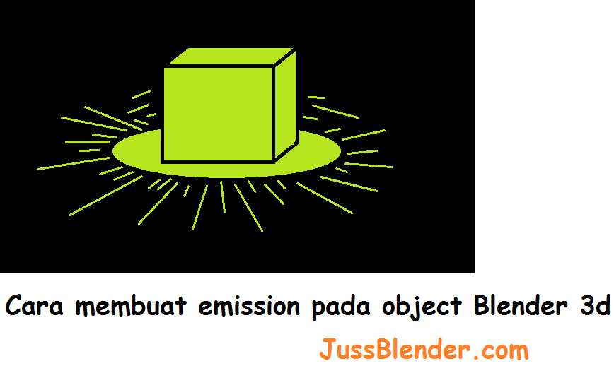 cara membuat emission pada object blender 3D - Juss Blender| Blog ...