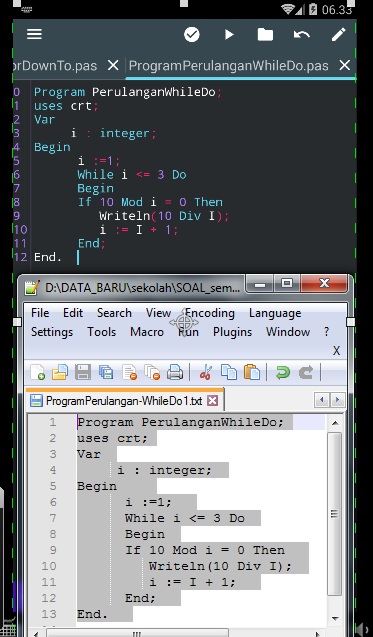 Program Pascal - Perulangan - WhileDo - Jurnalku by Fajar Himawan
