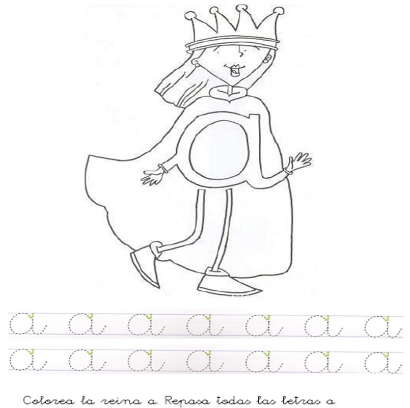 MI CLASE DE INFANTIL: LA REINA A