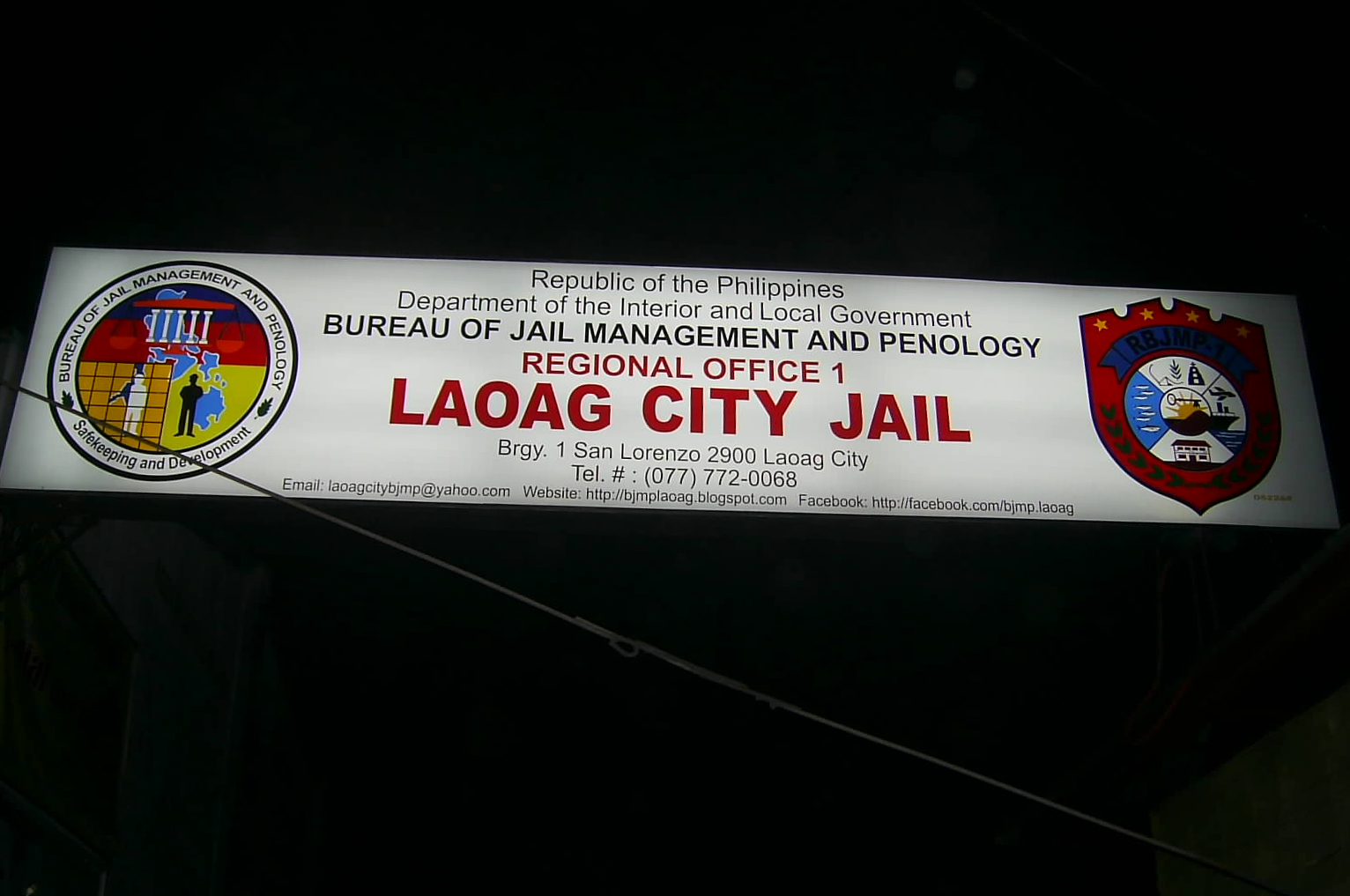 Installation of BJMP Panaflex Signage | Your Title